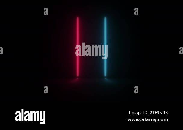 Concept 77-N1 Animated abstract neon light with led light effect and ...