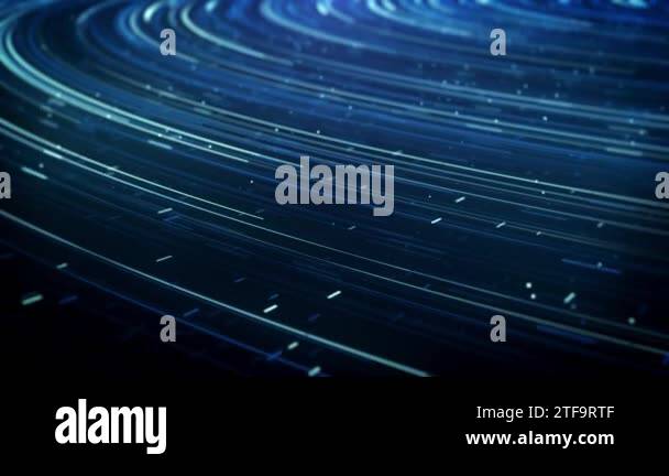 Abstract Technology Data Lines Background Loop/ 4k animation of an ...