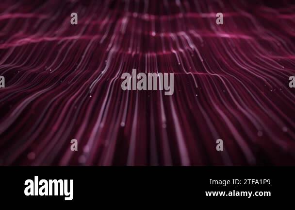 Abstract Light Fiber Strings Flowing Background Loop 4k Animation Of