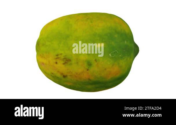 Realistic render of a rolling cut Ripe Papaya (Red Lady variety) on ...