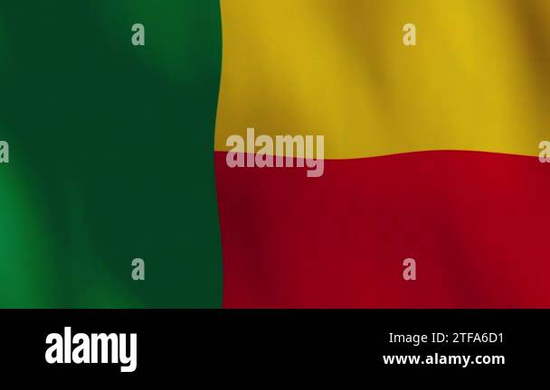 Waving benin flag Stock Videos & Footage - HD and 4K Video Clips - Alamy
