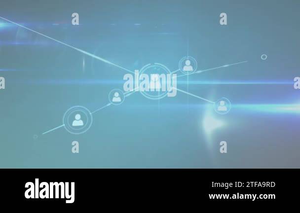 Animation network connections spots global Stock Videos & Footage - HD ...