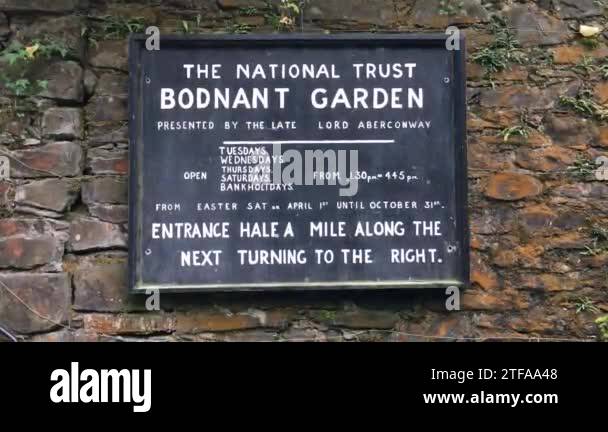 National trust sign gardens Stock Videos & Footage - HD and 4K Video ...