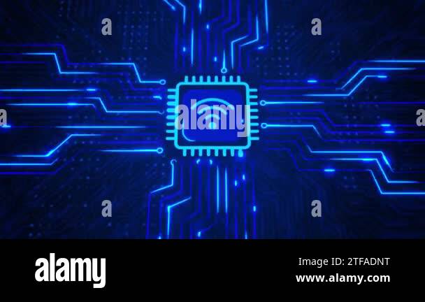 Digital Big data Flow Analysis Technology Artificial intelligence AI Wifi network connection ...