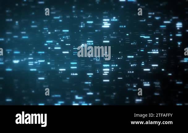 Big Data Digital Business Hitech Background/ 4k animation of an ...