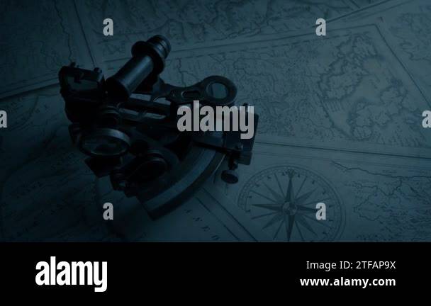 Sextant chart map navigation Stock Videos & Footage - HD and 4K Video ...