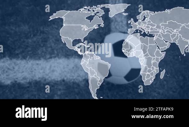 Soccer world map ball illustration Stock Videos & Footage - HD and 4K ...