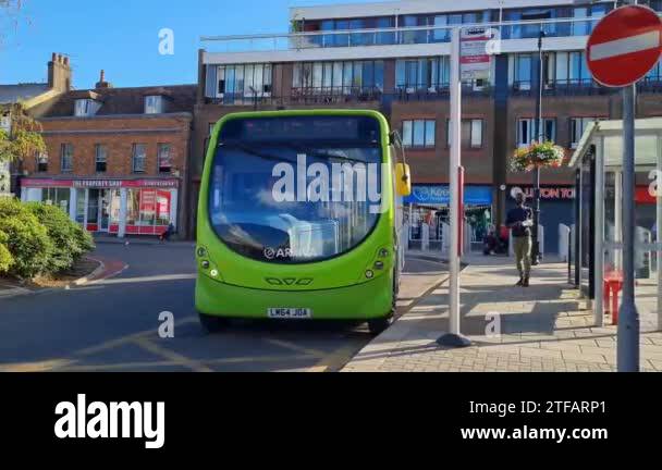 Editorial Use Unreleased Video Clip of City Center of Luton Town of ...