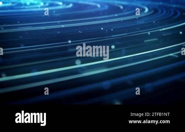 Abstract Technology Data Lines Background Loop/ 4k animation of an ...