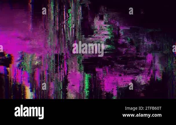 Glitch background overlay, distorted noise, interference imitation ...