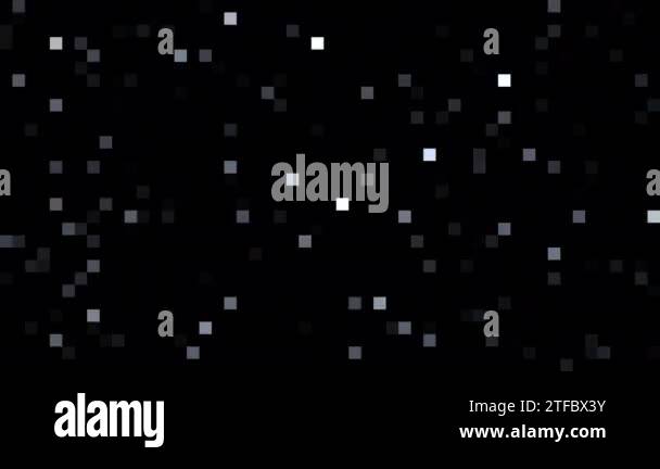 pixel art fly in space, 2D abstract low resolution animation Stock ...