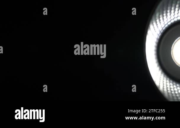 Led lightning systems movement. Movie and footage set in the studio on ...