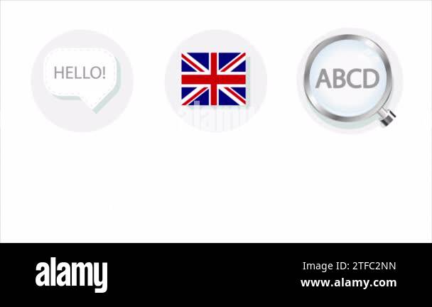 English alphabet word illustration Stock Videos & Footage - HD and 4K ...