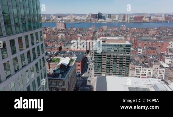 High rise building river panoramic view Stock Videos & Footage - HD and ...