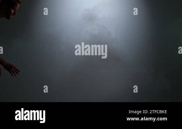 Super slow motion of basketball player running and dribbling. Filmed on ...