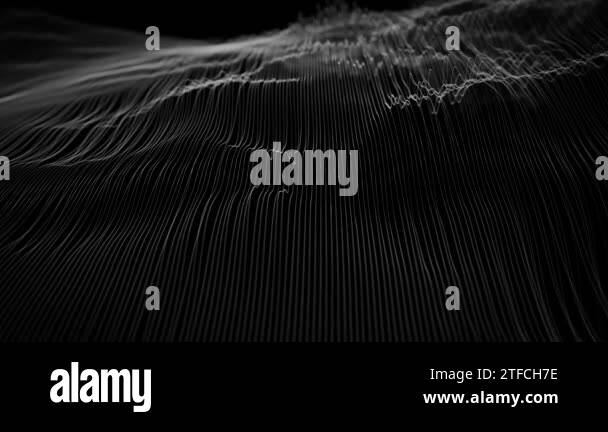 Abstract Organic Network Mesh Waving Fx Background Loop 4k Animation Of An Abstract Fractal