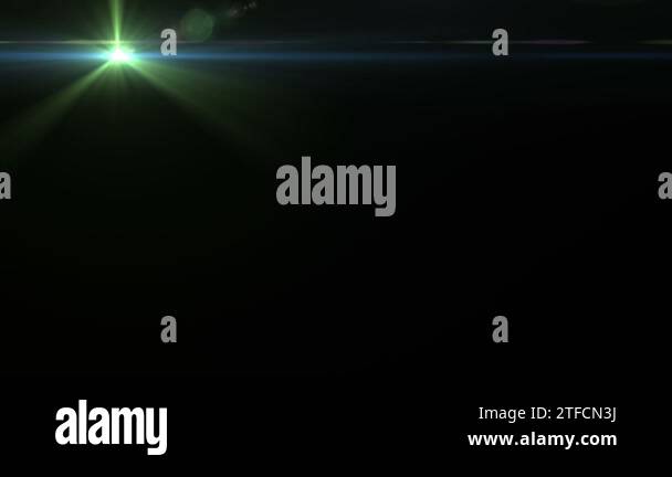 Lens Flare With Horizontal Lines Stock Video Footage - Alamy