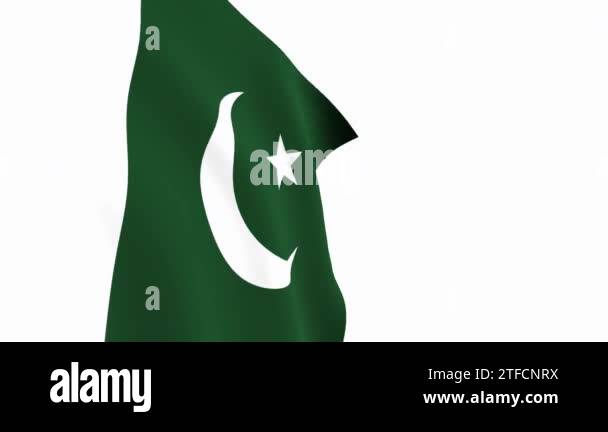 Pakistan flag video. 3d Pakistan Flag Slow Motion video. the national ...