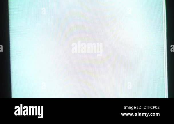 Vintage analogue VHS Scanline. Static colour noise damage . Glitch Error Video Damage. Bad ...