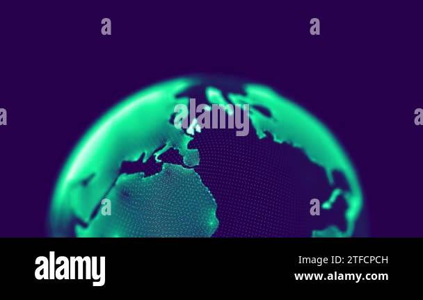 Earth rotating seamless loop 4k. Earth globe rotation animation ...