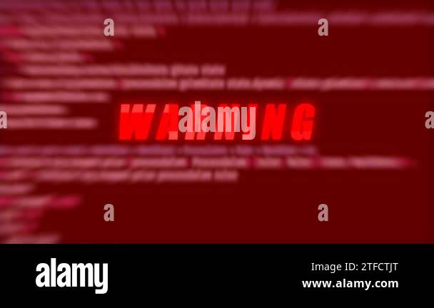 Hacker Attack Warning Programming Code Programming Language Strings