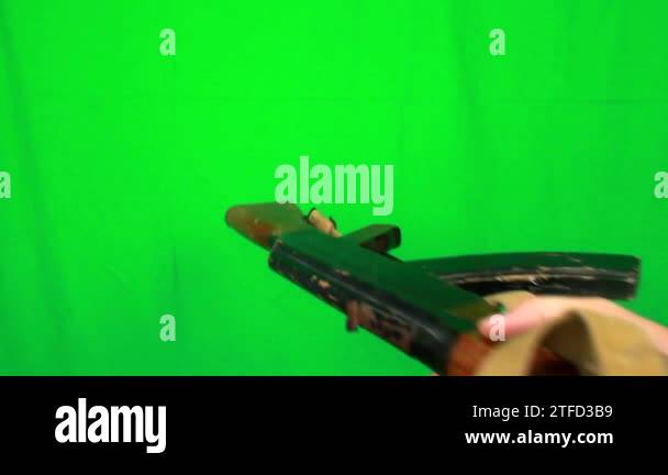 Giving Ak47 machine gun Handle Stock Video Footage - Alamy