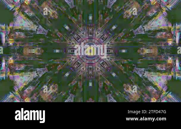 Psychedelic Illusionary Background Trip. Flowing fantasy mandala. Magic ...