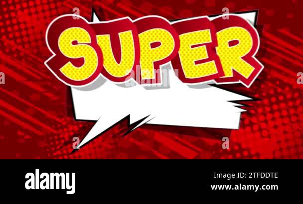 Super Student. Motion poster. 4k animated Comic book education related ...