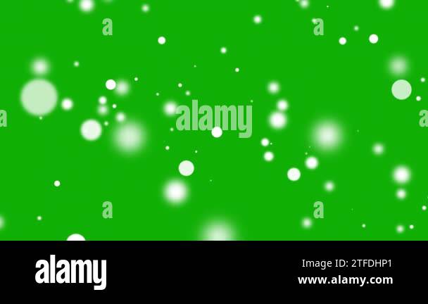 Bokeh lights motion graphics with green screen background Stock Video ...