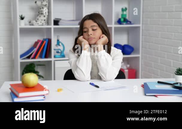Student bored classroom uniform Stock Videos & Footage - HD and 4K ...