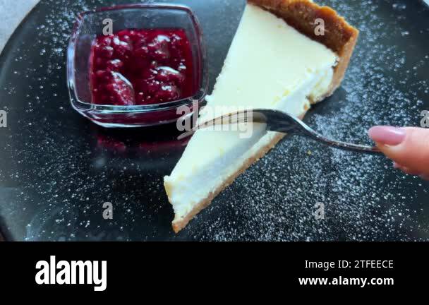 Cheesecake triangle Stock Videos & Footage - HD and 4K Video Clips - Alamy