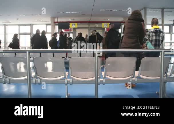 Group of people in airport lounge Stock Videos & Footage - HD and 4K ...