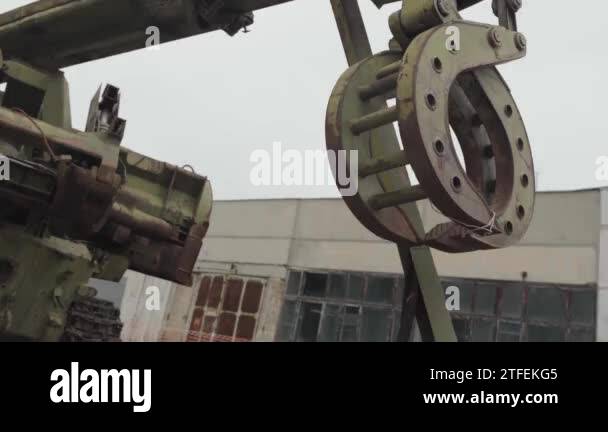 Abandoned rusty radioactive equipment of the soviet union. Cemetery of ...