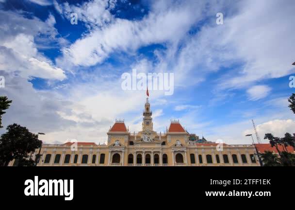 national Vietnamese flag in Saigon Stock Video Footage - Alamy