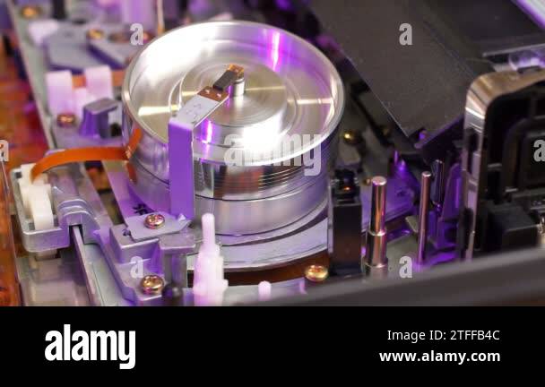 VHS recorder tape transport mechanism Stock Video Footage - Alamy