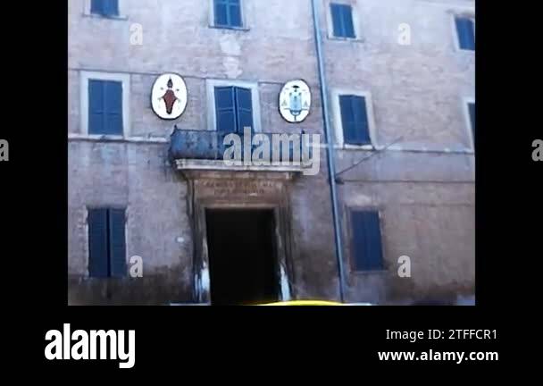 urbino,italy june 18 1974:historical buildings of urbino 70s Stock ...