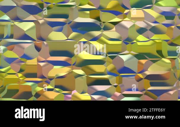 Plastic 3D texture composed of irregular shapes in beautiful pastel ...