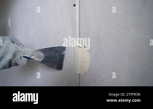 Construction joint plaster Stock Videos & Footage - HD and 4K Video ...