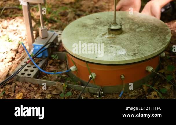 Scientific measurement respiration soil science station scientist ...