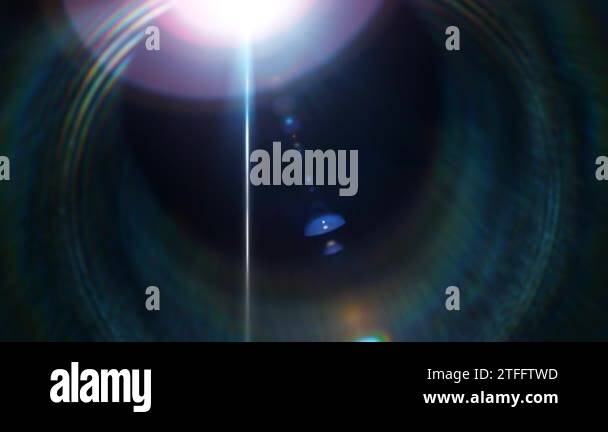 Optical lens flare effect, 4K resolution, Very high quality and ...
