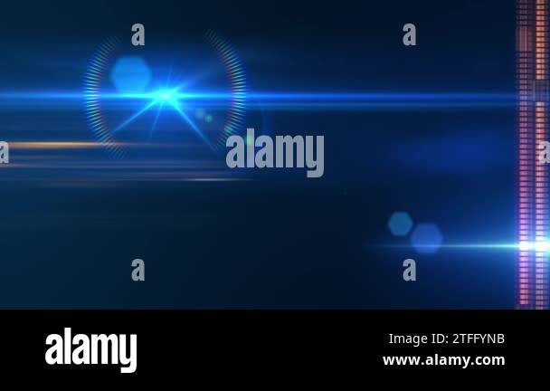 Optical lens flare effect, 4K resolution, Very high quality and ...