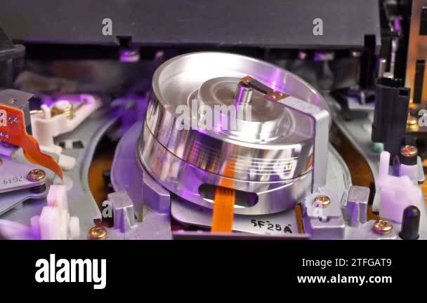 VHS recorder tape transport mechanism Stock Video Footage - Alamy
