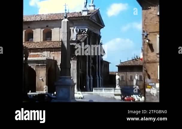 urbino,italy june 18 1974:urbino cathedral in the 70s Stock Video ...