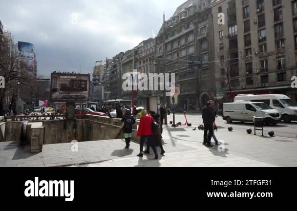 Bucharest romania piata romana Stock Videos & Footage - HD and 4K Video ...