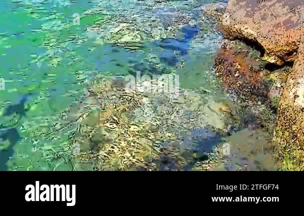 A surreal abstract shifting background reminiscent of rippling water ...