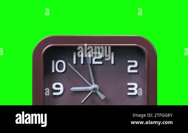 Analog clock green screen Stock Videos & Footage - HD and 4K Video ...