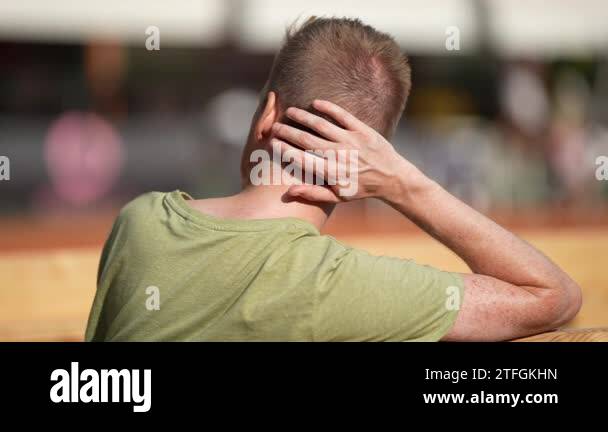 Man scratching back head watching Stock Videos & Footage - HD and 4K ...