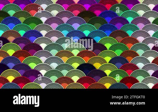 The colors are like fish scales, changing colors continuously, looking ...