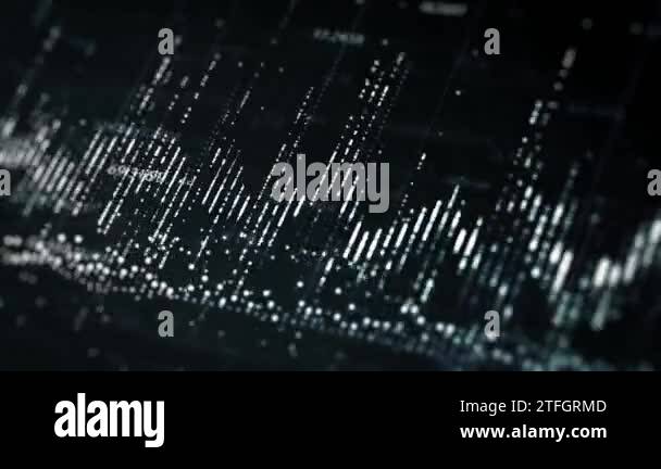 Business And Infographics Stats Market Data Background/ 4k animation of ...