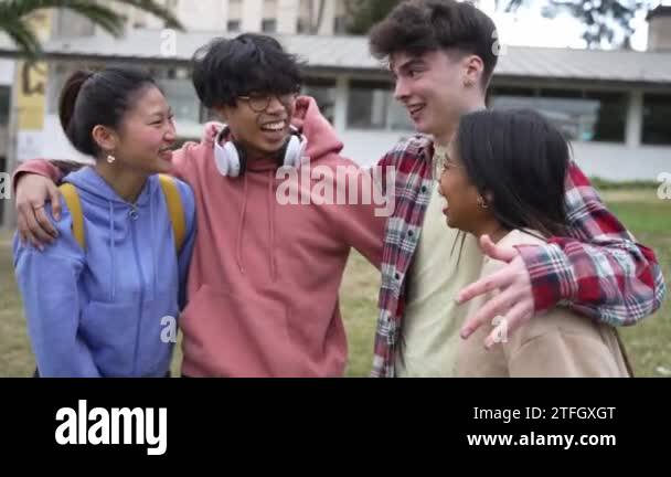 Multicultural gen z Stock Videos & Footage - HD and 4K Video Clips - Alamy